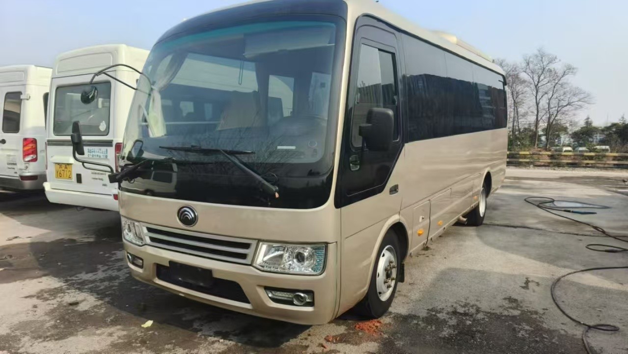 19 Seats Used Mini Bus Euro 4 Mini Yutong Bus With Yuchai Engine